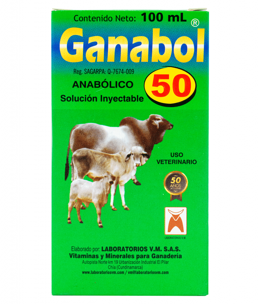 GANABOL 50% INYECTABLE 100 ML | Supersemiagro de Semiagro