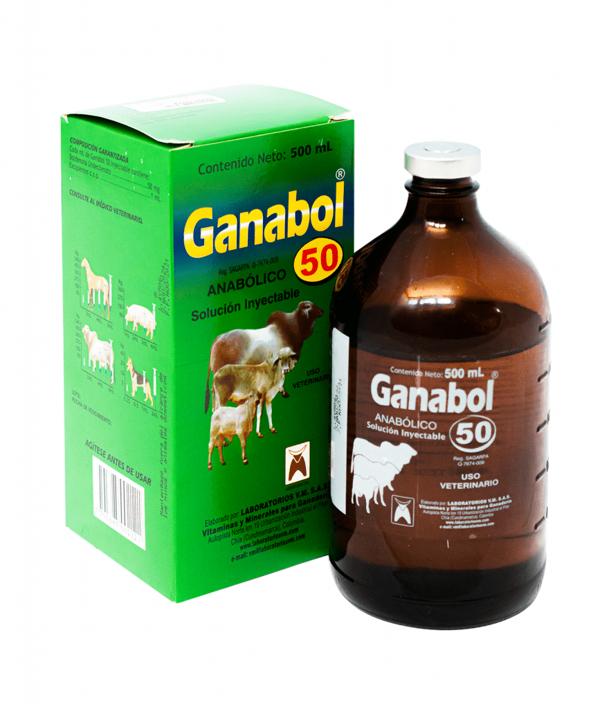 GANABOL 50% INYECTABLE 500 ML | Supersemiagro de Semiagro